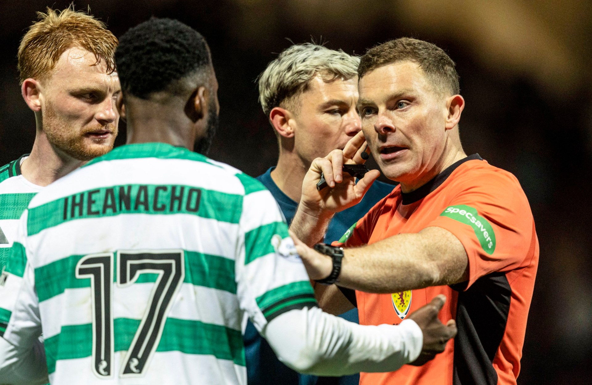 Referee John Beaton under police protection and arrest made after ...