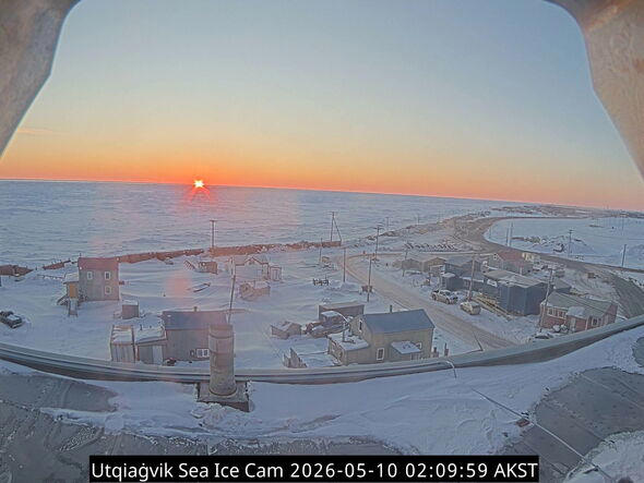 Mesmerizing video shows never-setting sun in America's most northern city