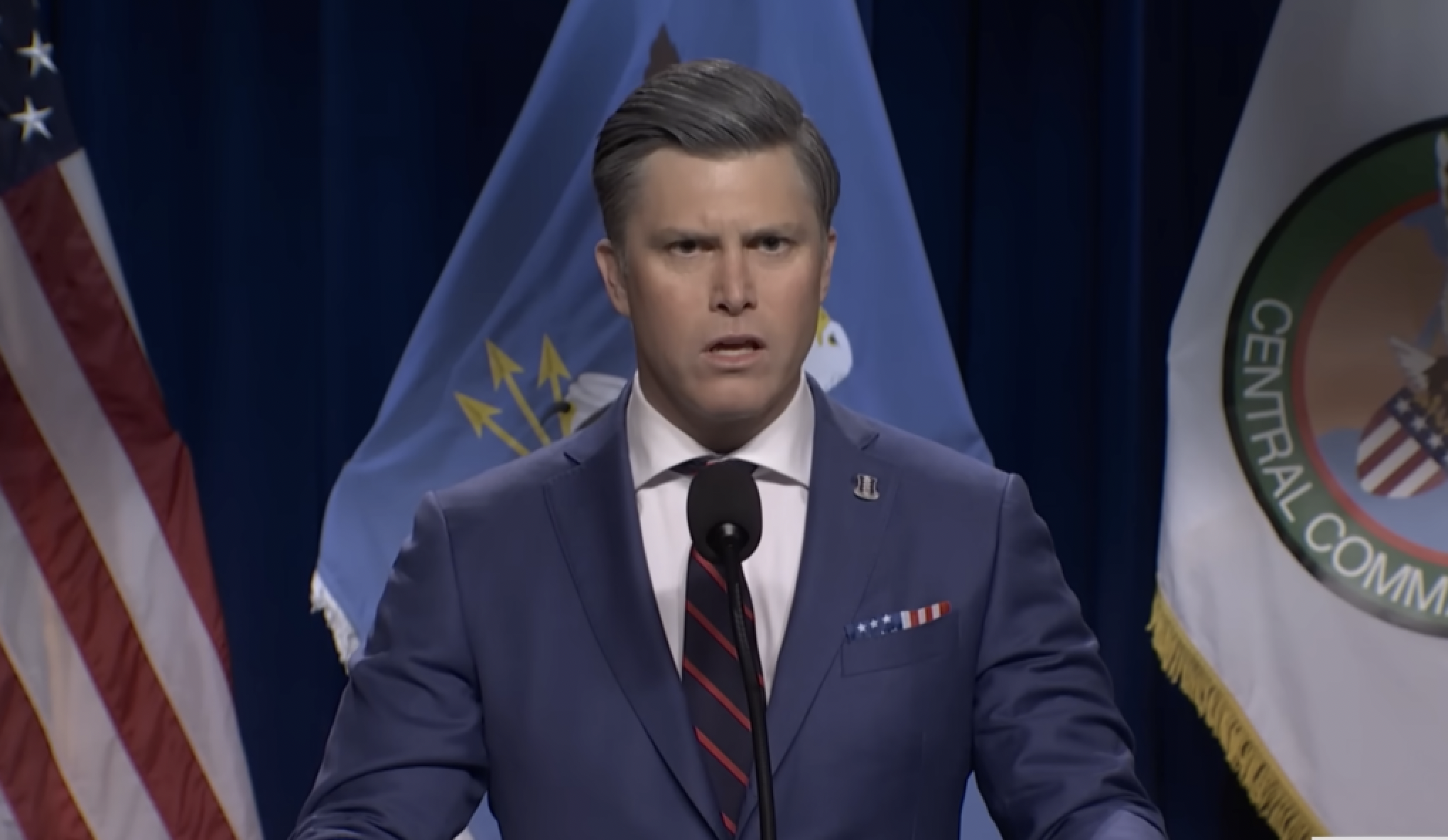 Colin Jost says SNL rejected Pete Hegseth joke reading 'Pulp Fiction ...