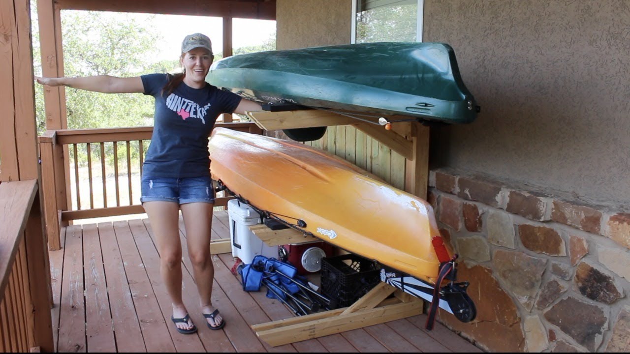 How to build a kayak rack