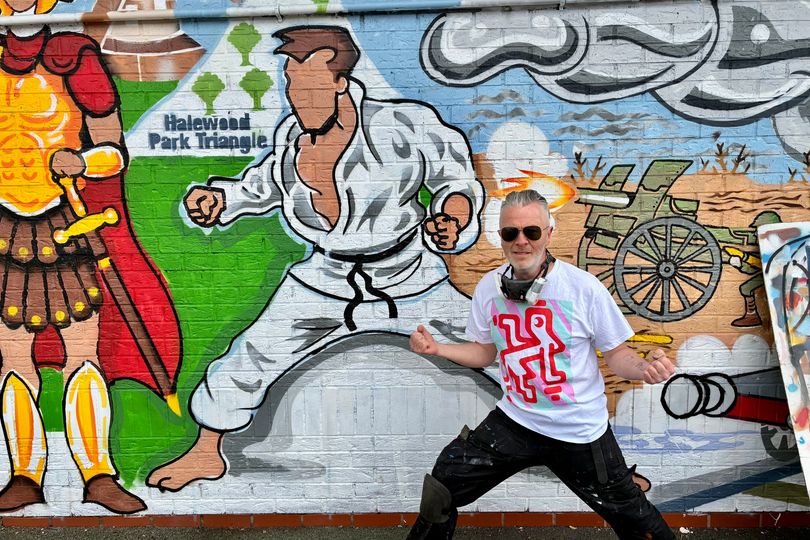 The story behind Halewood's new community mural