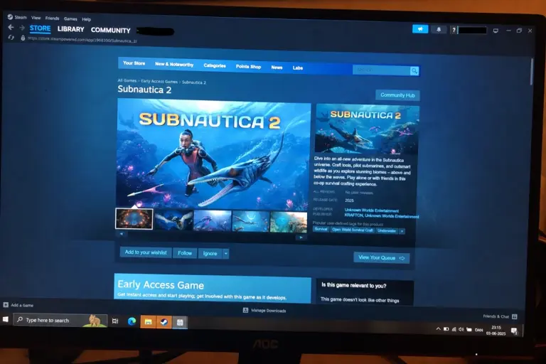 Subnautica 2 runder 2 millioner solgte på 12 timer og 651.000 spillere ...