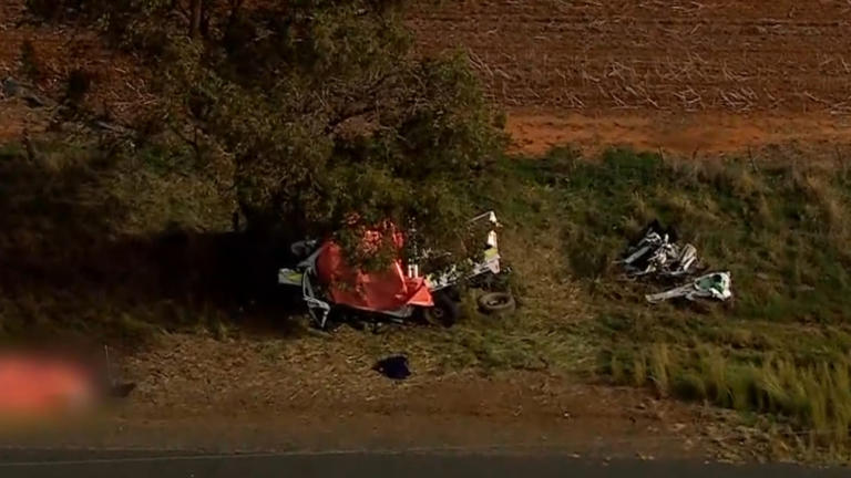 Boy killed, two other teenagers fighting for life after ute hits tree