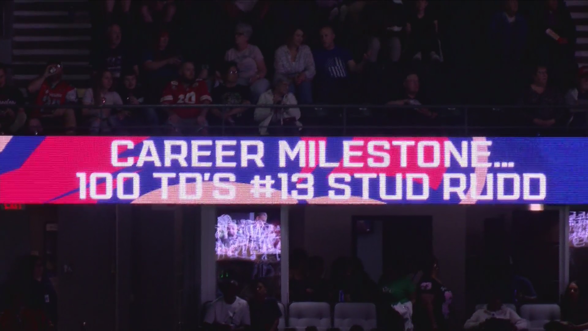 Steamwheelers win 40-38, Rudd scores his 100th touchdown