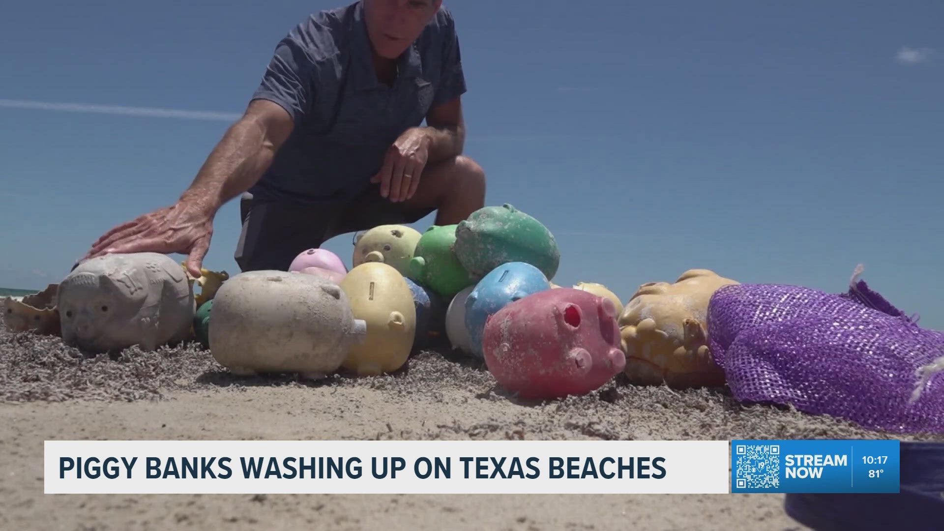 Mystery of piggy banks washing ashore Texas coast explained