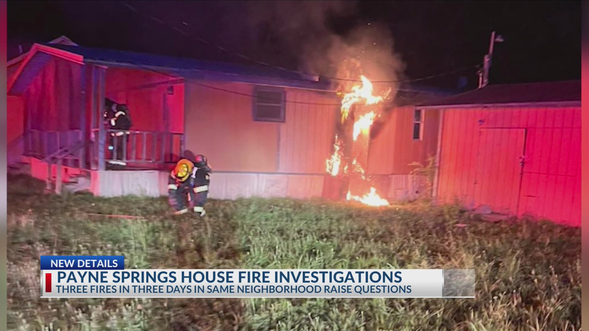 Henderson County home, tractors heavily burned in fire