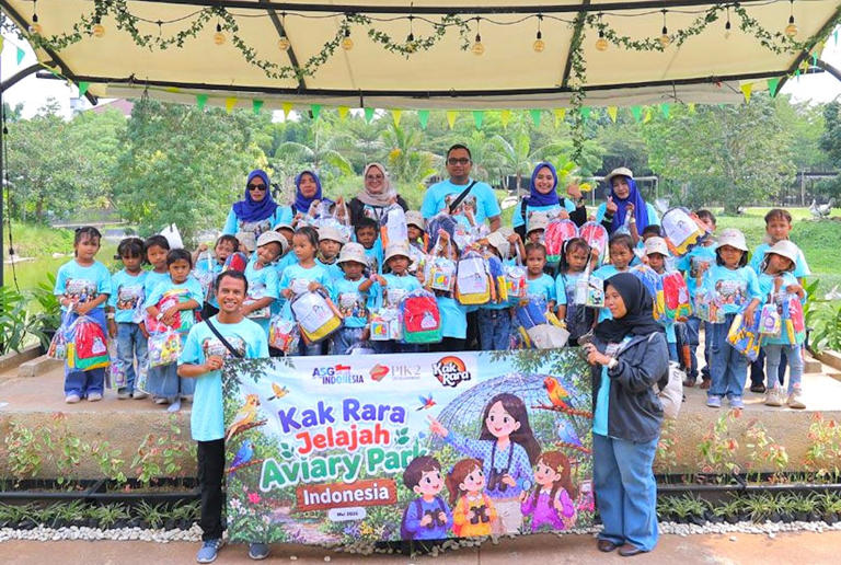 Kak Rara CSR PIK2 ajak PAUD dari Teluknaga belajar di Aviary Park, seru ...