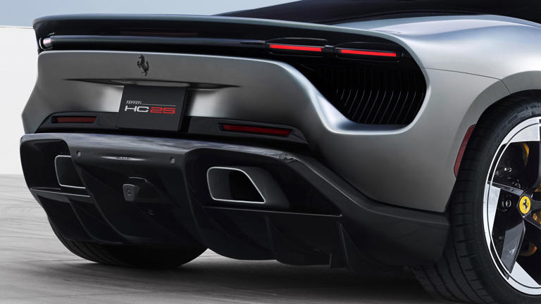 Ferrari celebrates twin-turbo V8s with a car only one person can own