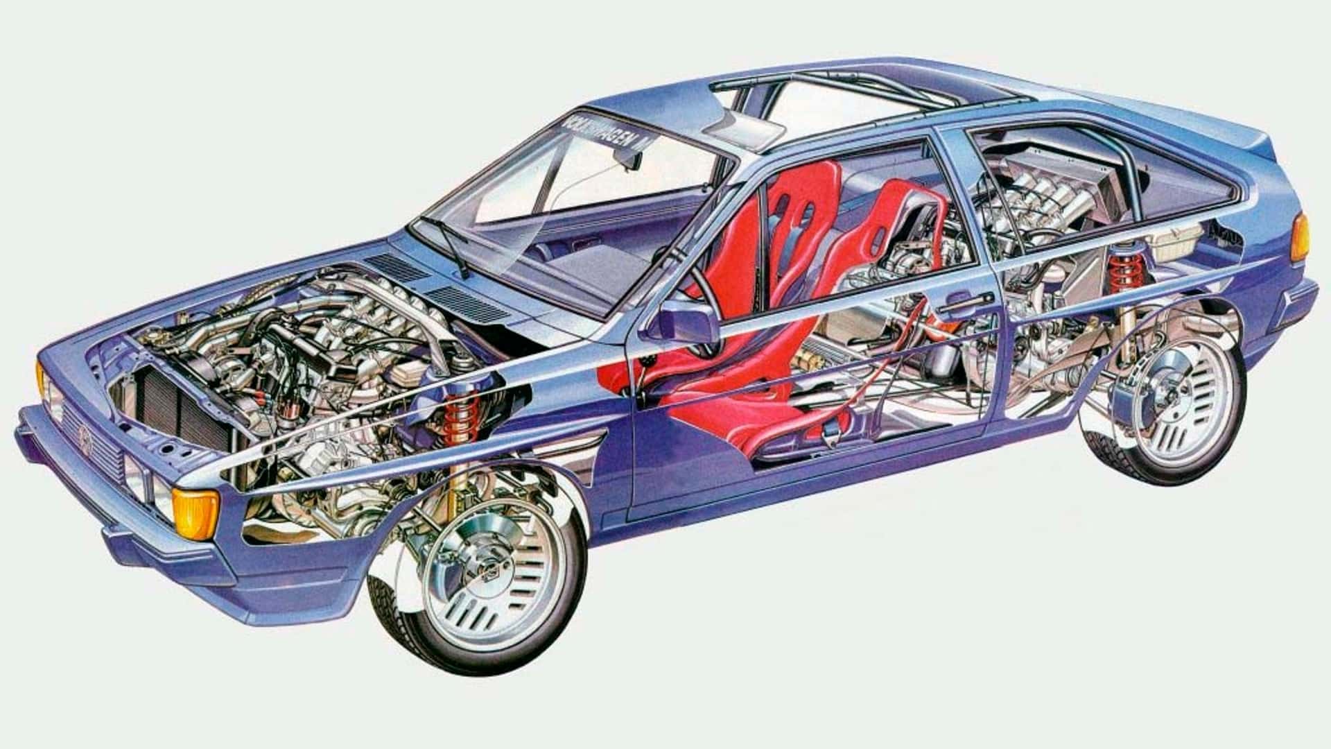 La strana storia della Volkswagen Scirocco con due motori