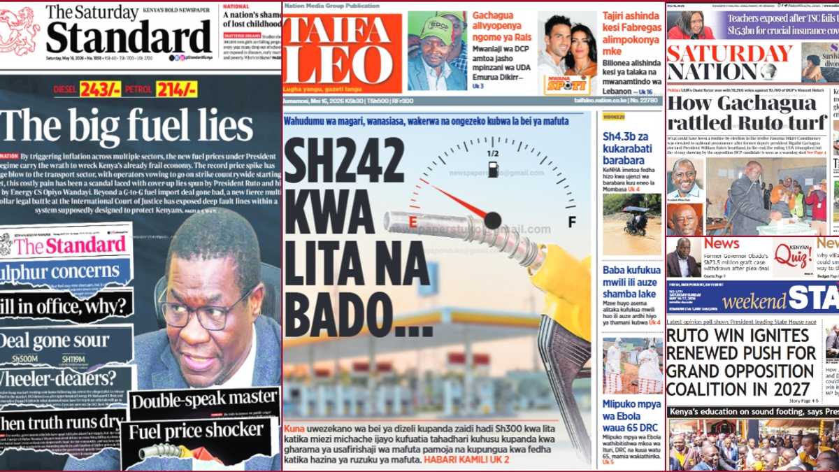 Kenya newspapers review: William Ruto poised for re-election as ...