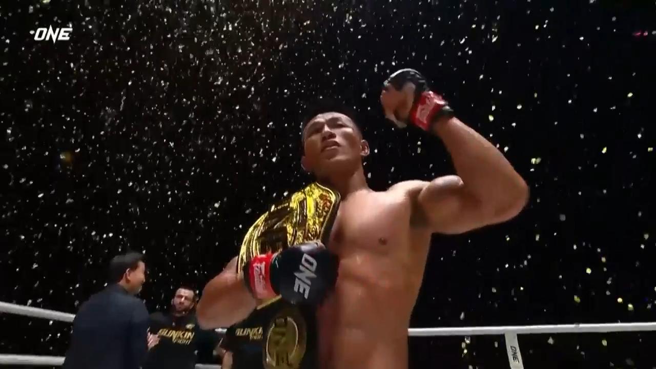 Tang Kai defends title with calf kick knock out over Shamil Gasanov