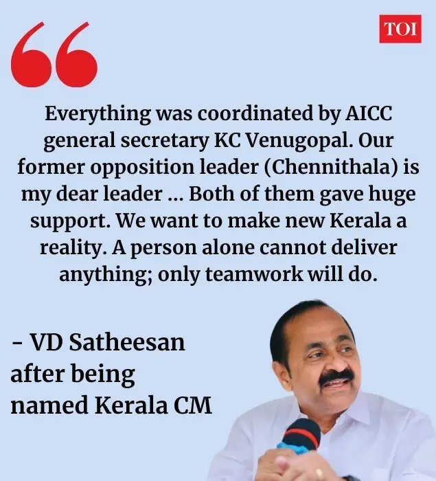 VD Satheesan pips KC Venugopal to Kerala CM post: Does it signal power ...