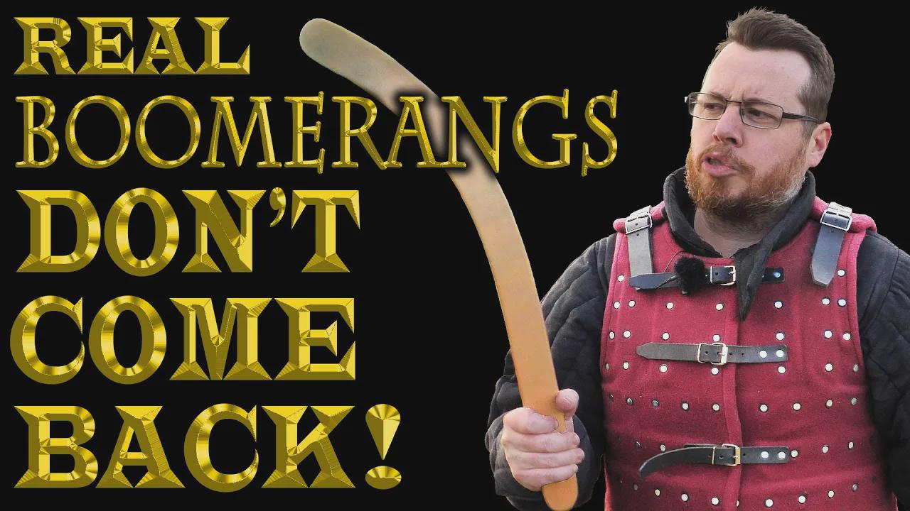 REAL boomerangs DONT COME BACK! | Underappreciated Historical Weapons