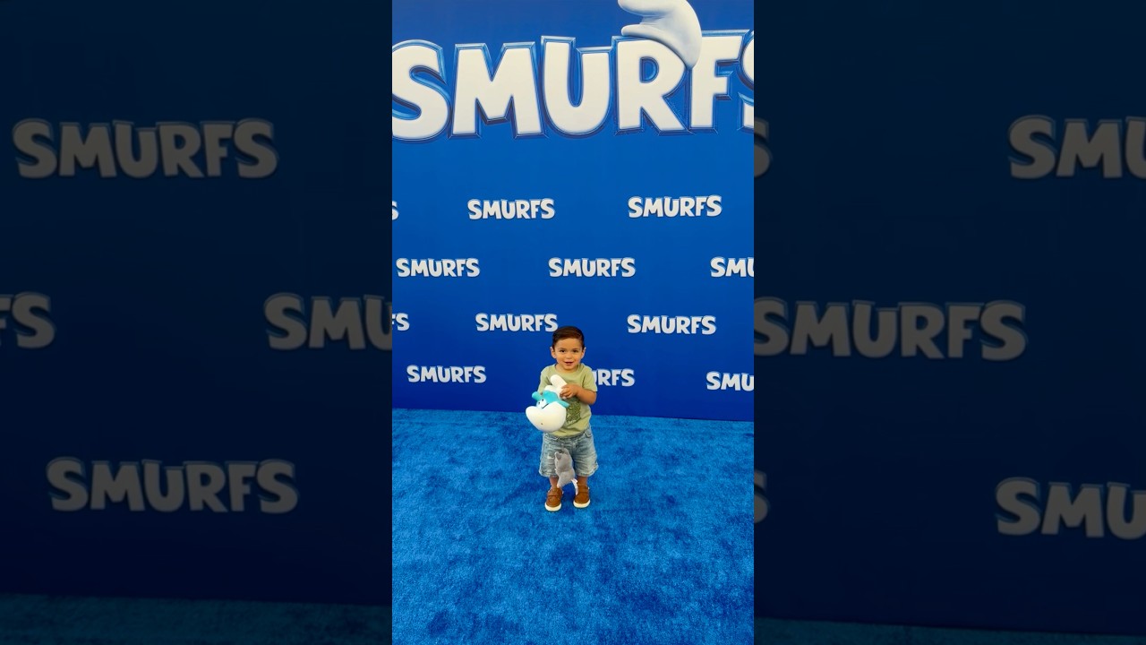 POV: Baby at Smurfs movie premiere goes viral