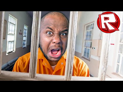 Escaping the prison in Roblox