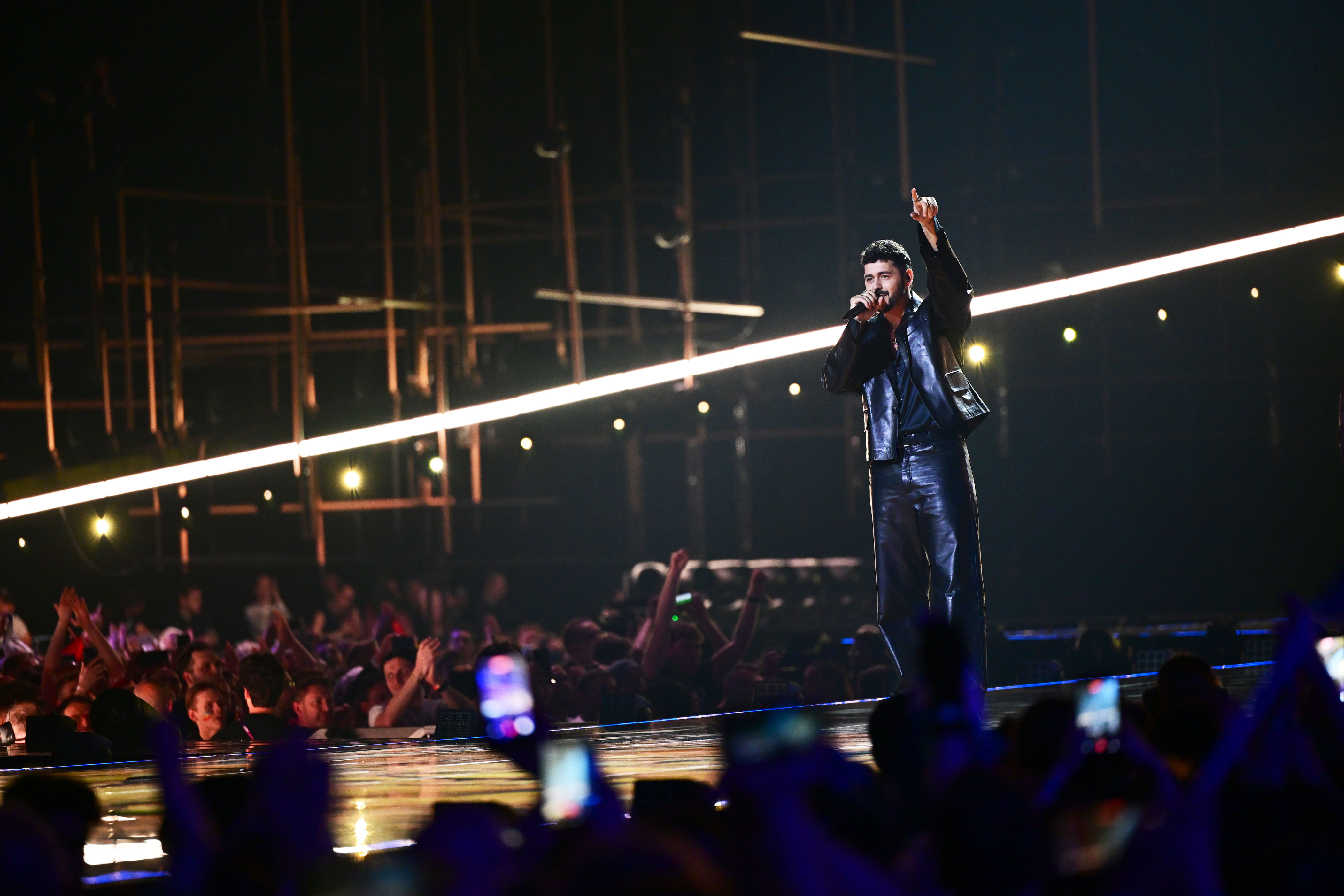 Israeli Noam Bettan has been rehearsing for Eurovision with fake boos
