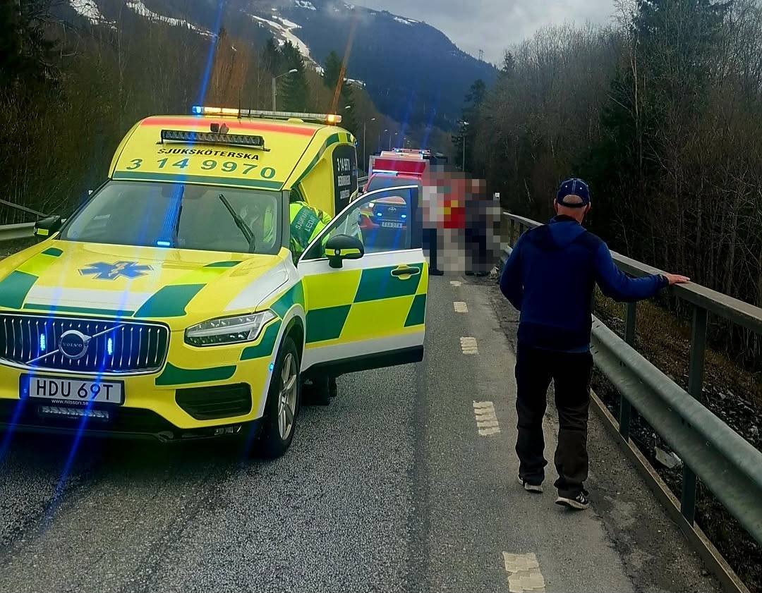 Åre: Norsk bil i alvorlig ulykke