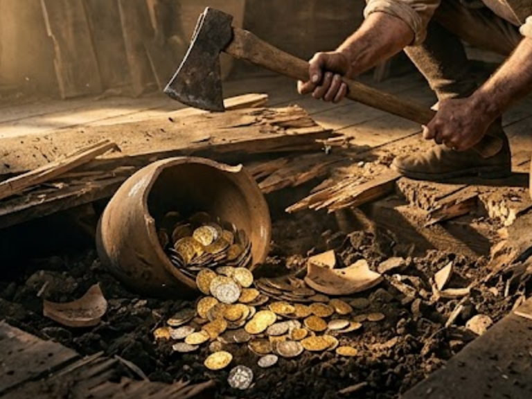 Couple renovating their kitchen discovers hidden 17th century treasure ...