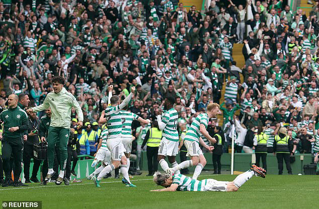 Heartbreak for Hearts! Celtic snatch 3-1 victory with two late goals in ...