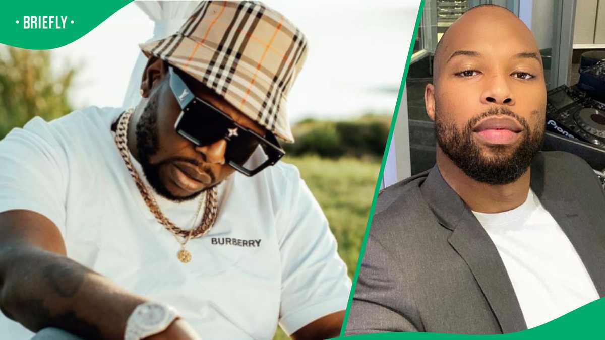 What are DJ Maphorisa and Sizwe Dhlomo working on at his home studio?