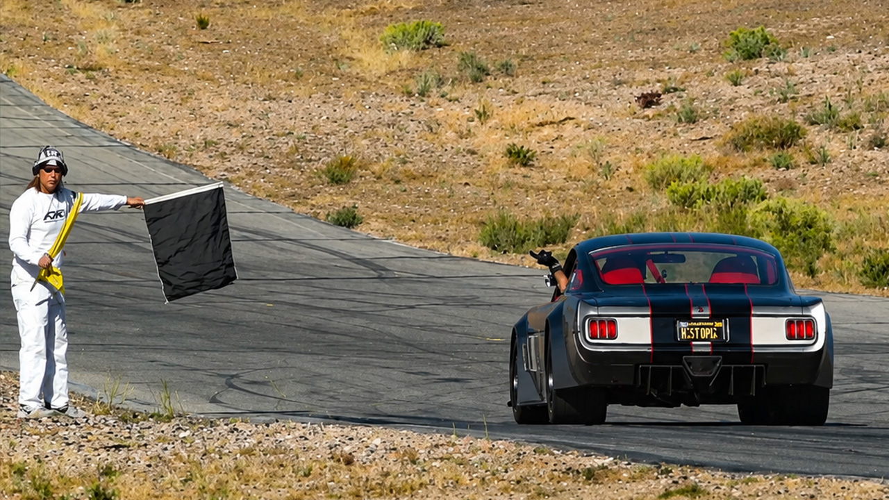 Massive power meets mechanical failure in this vicious Mustang