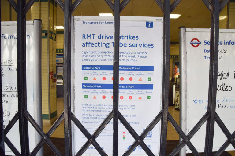 Full list of Tube lines hit by strike this week and what services are ...