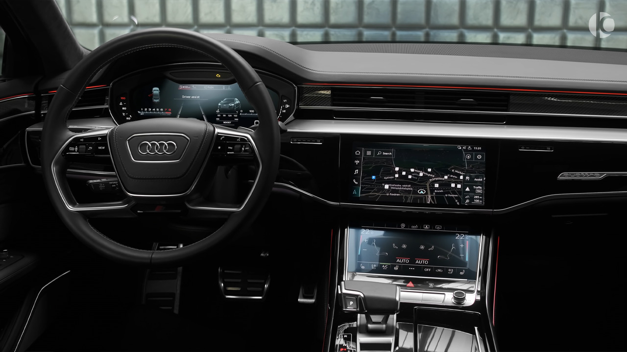 High performance V8 sedan featuring the ultimate luxury cabin