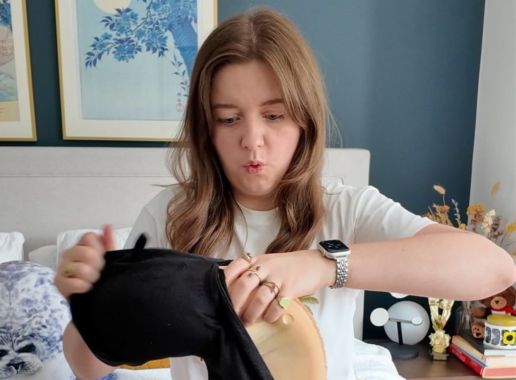 I avoided airplane luggage fees by packing items in my neck pillow