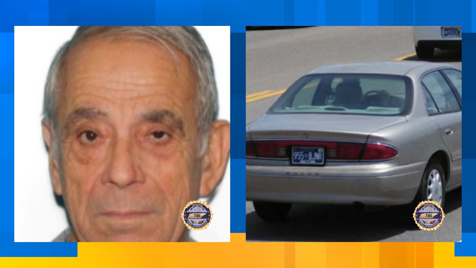 TBI issues Silver Alert for missing 79-year-old Knox County man