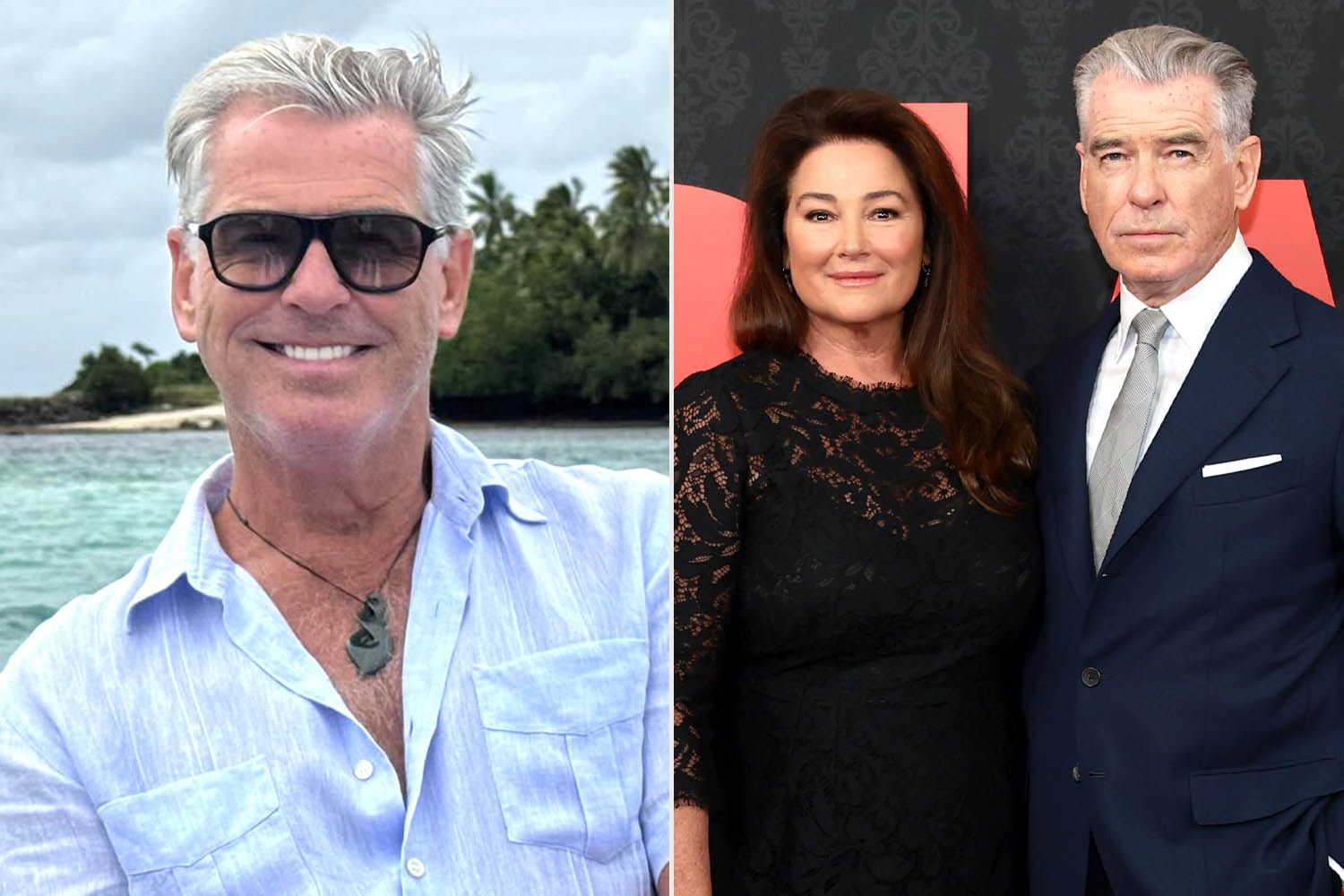 Pierce Brosnan celebrates his 73rd birthday with wife Keely Shaye in ...
