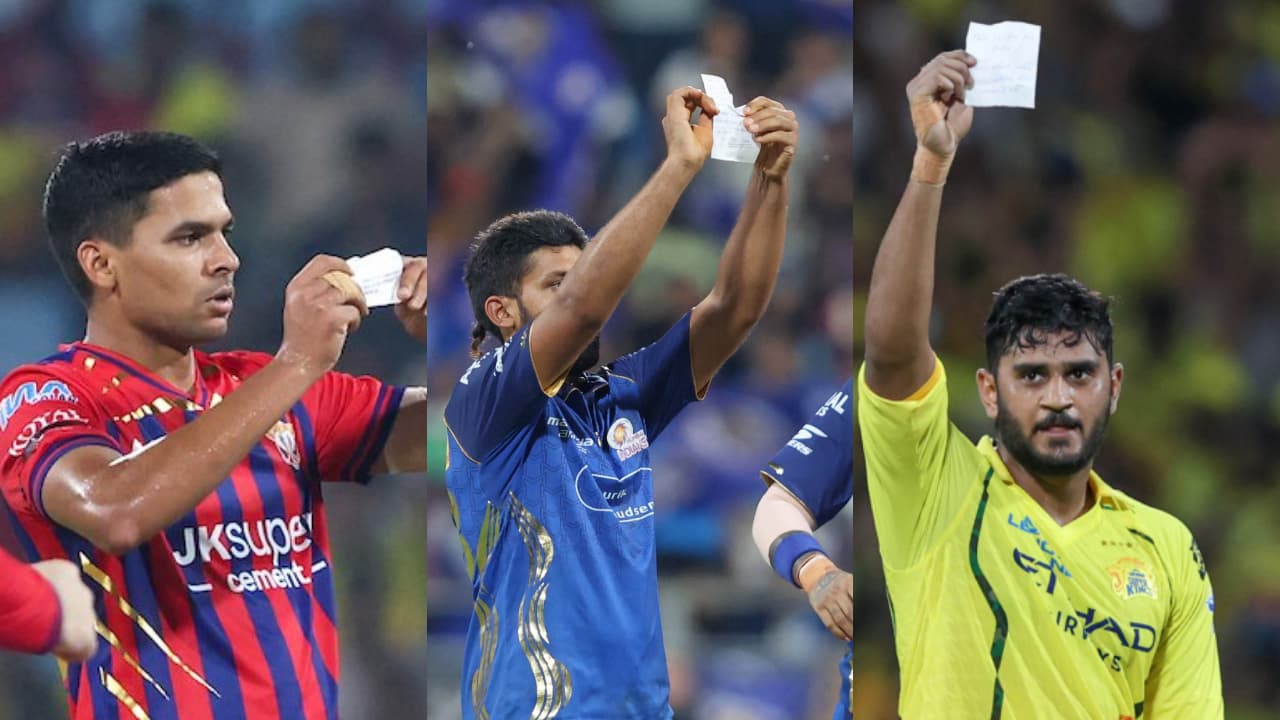 IPL 2026: Chit celebrations take over the league as players trade viral ...