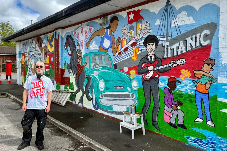 The story behind Halewood's new community mural