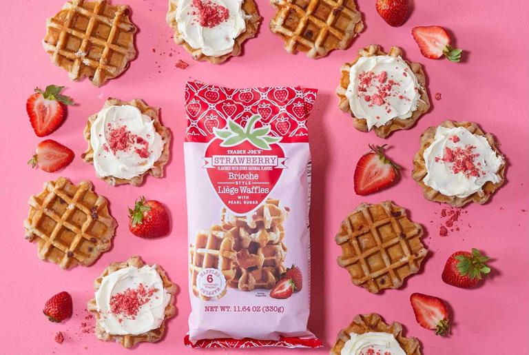 Trader Joe’s new strawberry brioche waffles taste just like a classic ...