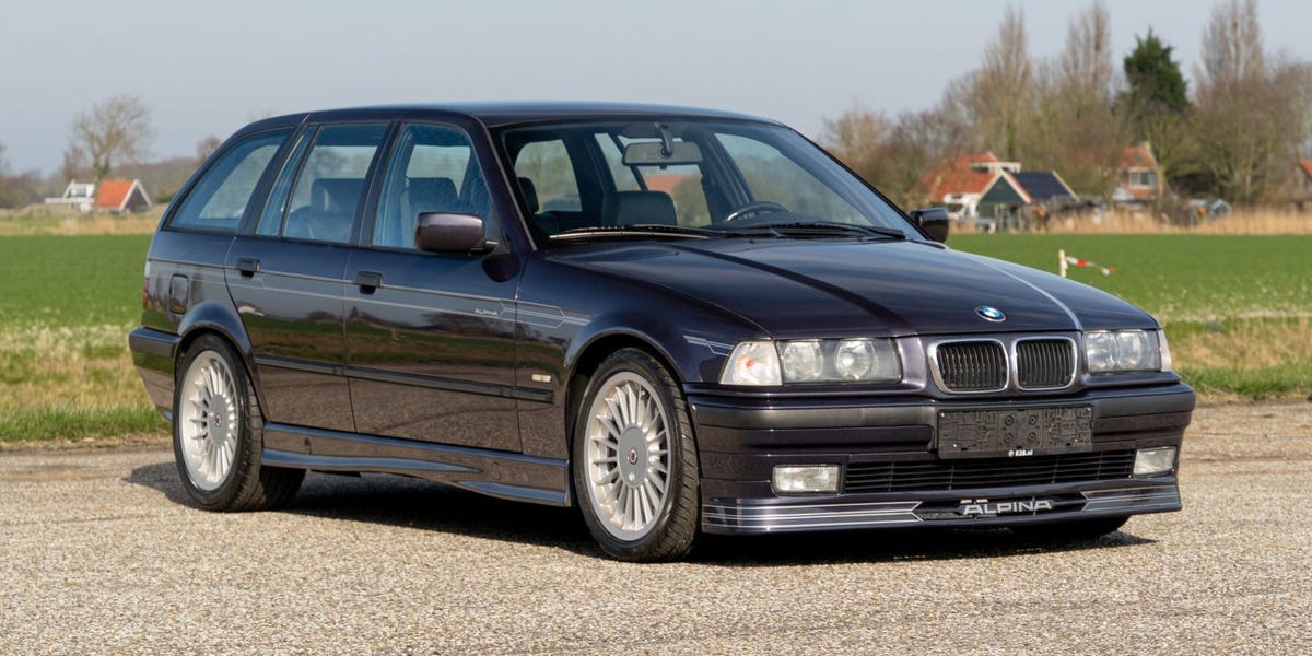 Purple reign: This BMW Alpina wagon is a king of the Autobahn