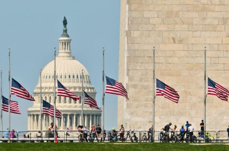 Why US flags are flying at half-staff in every state today