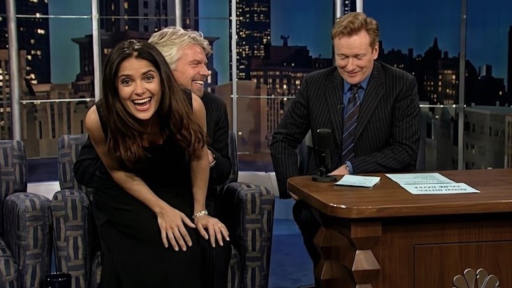 Conan tried to stop him - but the creepy billionaire kept touching ...