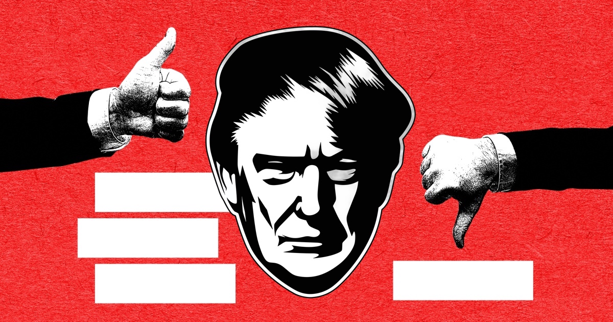 Trump's surprising second-term approval rating