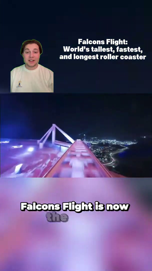 Falcons flight POV | World’s tallest & fastest roller coaster | Six ...
