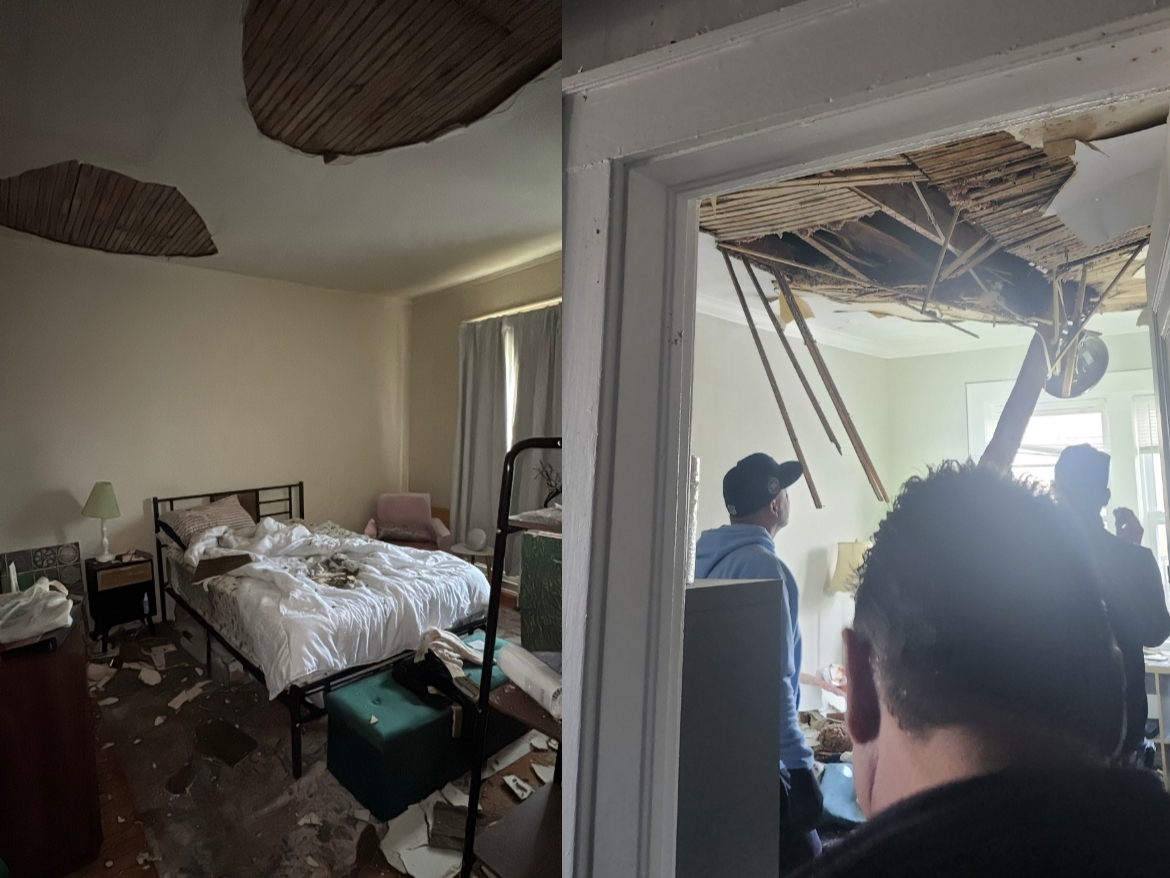 Bloomfield residents battle to return home after roof collapse at rent ...