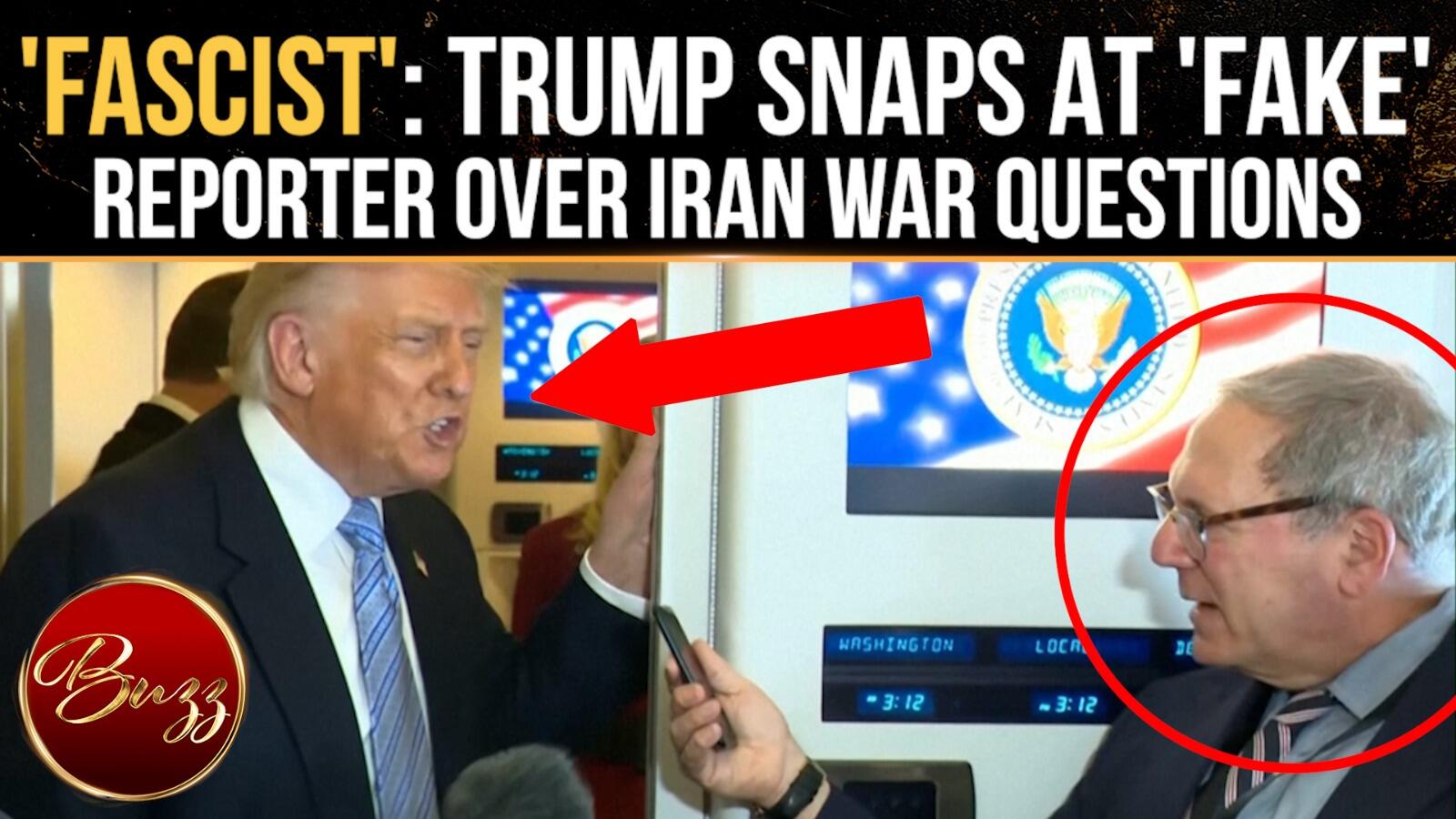 Trump faces backlash after lashing out at reporter over Iran war question