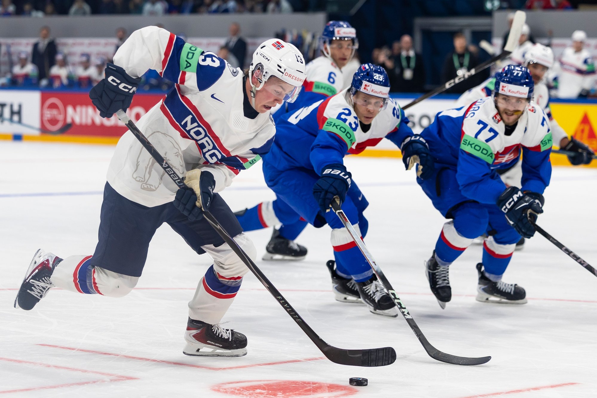 Norge tapte åpningskampen i ishockey-VM etter sjansesløsing