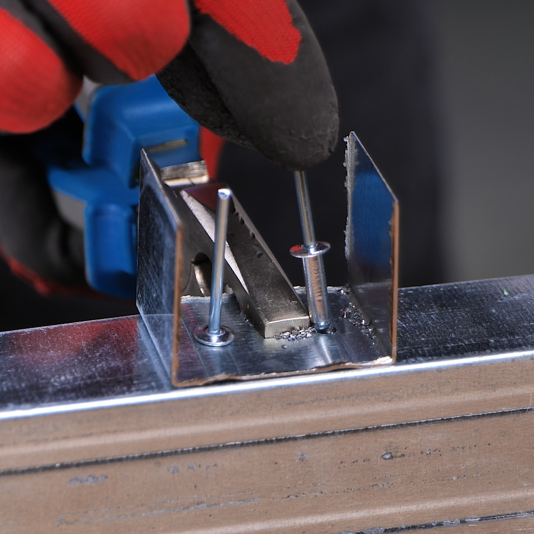Strong joints made simple with pop rivets