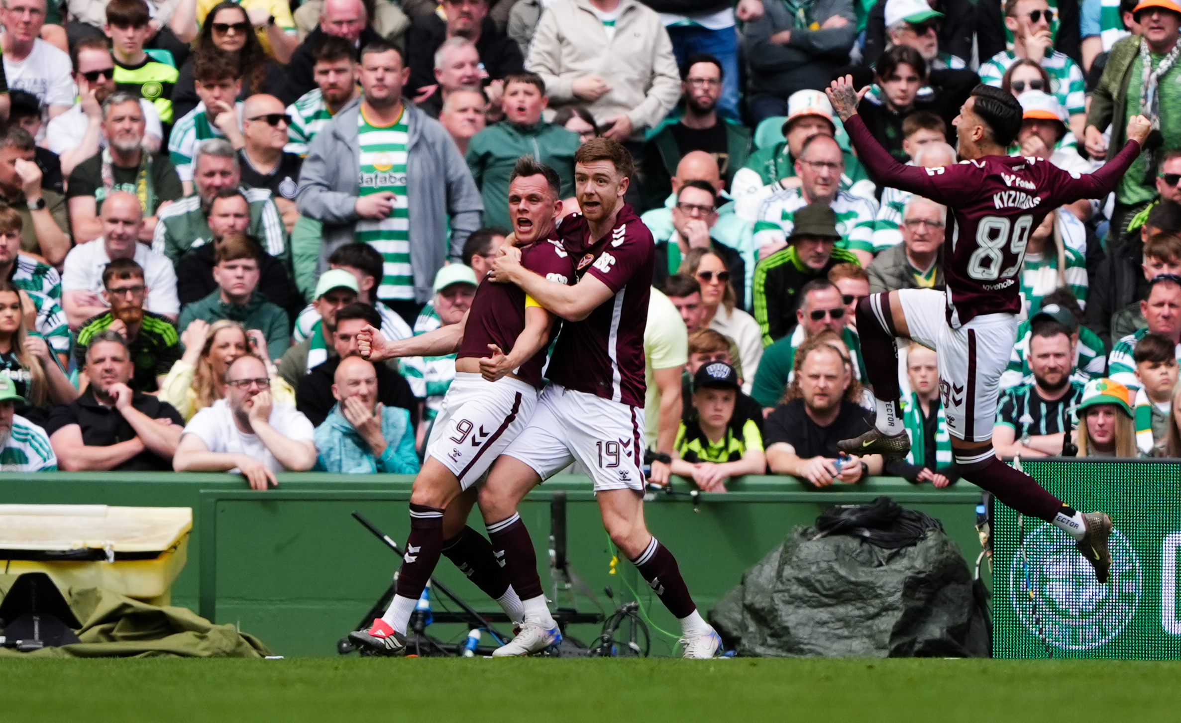 Hearts fans nervous but confident they can win title clash
