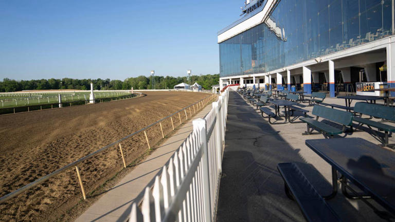 Why is the Preakness Stakes being run at Laurel Park instead of Pimlico?