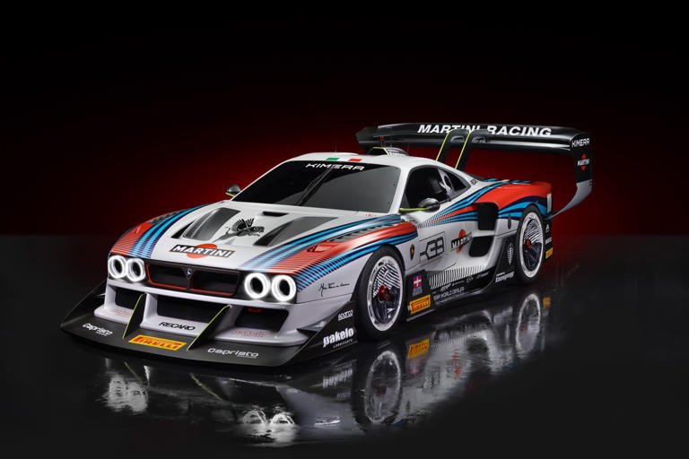 Koenigsegg developed a 1,000-HP V8 for this Lancia lookalike hypercar