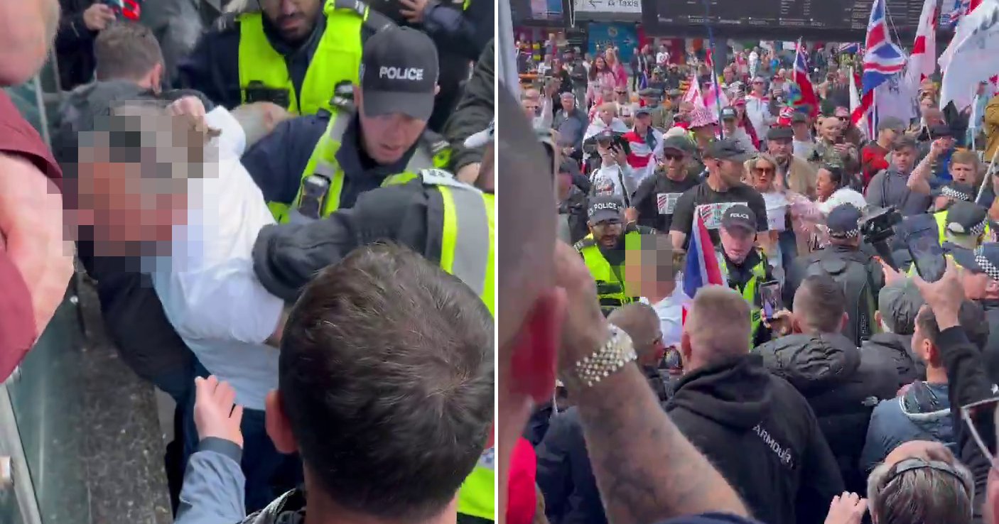 Police arrests on the rise as 80,000 swarm London for Tommy Robinson ...