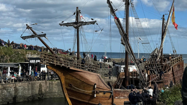Replica Columbus ship arrives in Cornwall