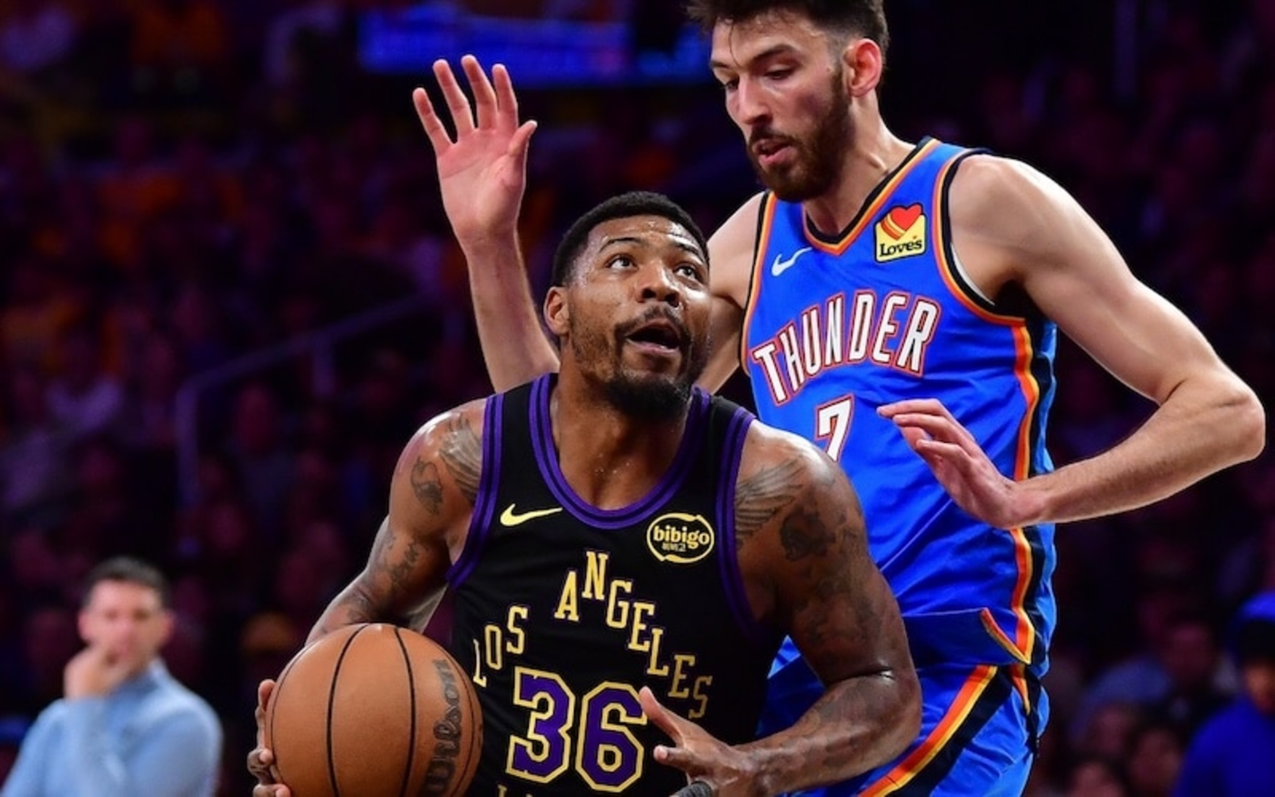 Marcus Smart 'proud' of Lakers for fight vs. Thunder