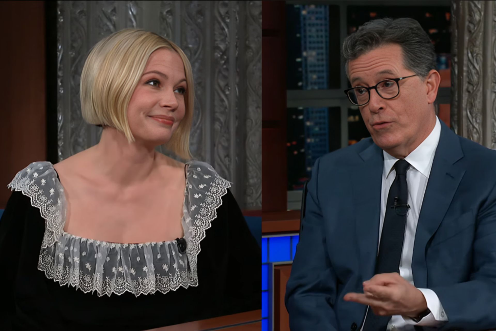 Stephen Colbert’s unforgettable encounters with Michelle Williams