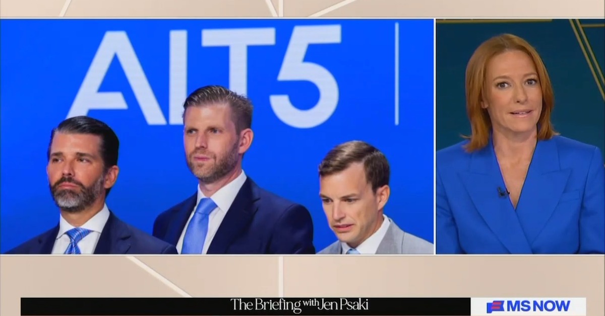 Jen Psaki hits Eric Trump with receipts after lawsuit threat